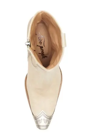 Free People Brayden Western Boots - Bone