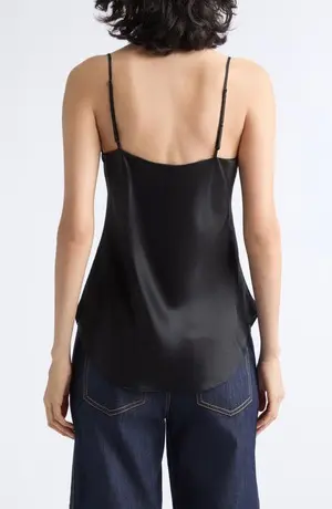 Cinq À Sept Marta Silk Camisole - Black