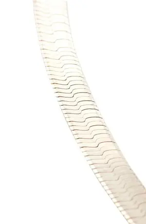 LOREN STEWART Sterling Herringbone Necklace