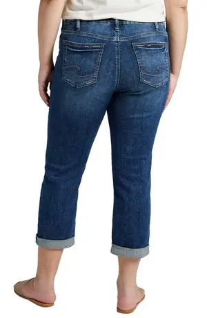 SILVER JEANS CO. Suki Capri Jeans - Indigo