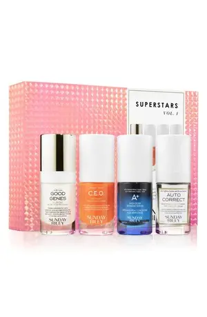 Sunday Riley Superstars Skin Care Set Usd $193 Value