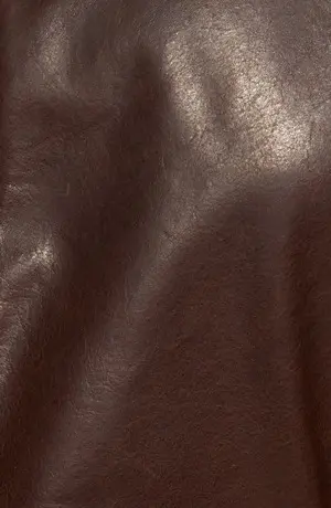 SCHOTT Café Racer Leather Jacket - Brown