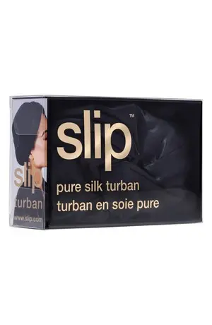Slip Pure Silk Hair Wrap - Black