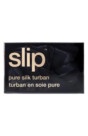 Slip Pure Silk Hair Wrap - Black