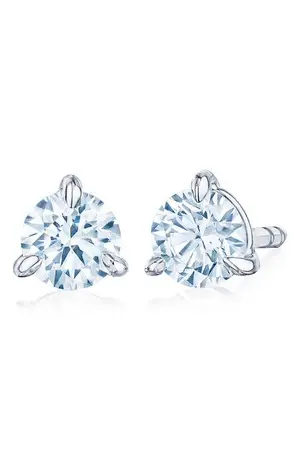 Kwiat 0.50ct Diamond Stud Earrings - Platinum