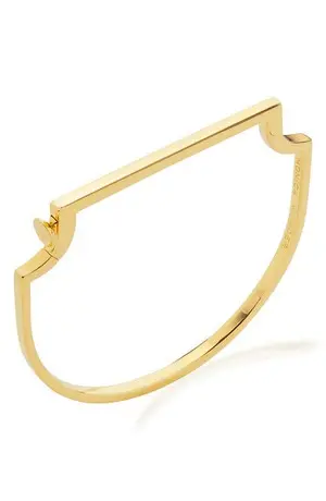 Monica Vinader Signature Skinny Bangle - Gold