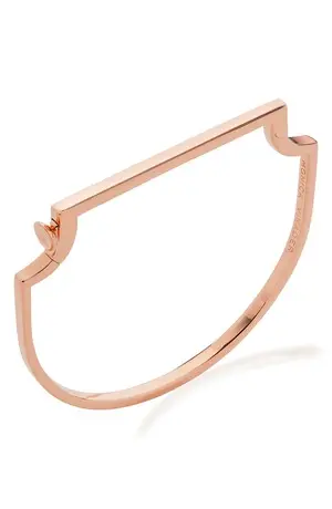 Monica Vinader Monica Vinader Signature Skinny Bangle Rose Gold