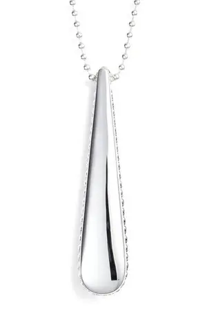 Lagos Signature Caviar Teardrop Pendant Necklace