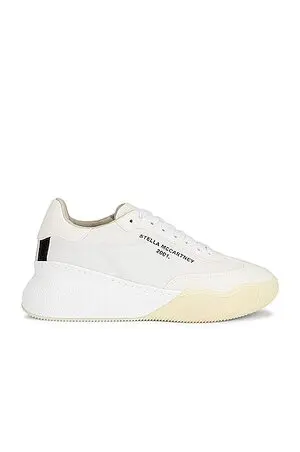 Stella McCartney Stella McCartney Runner Loop Sneakers In White White & Black