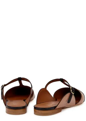 MALONE SOULIERS Imogen Panelled Leather Mules