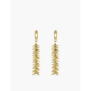 OROTON Jolie -toned Brass Drop Earrings