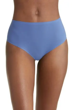 Chantelle Soft Stretch Seamless Retro Thong Blue Ocean-82