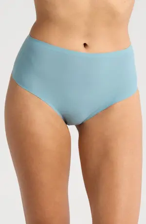 Chantelle Soft Stretch Seamless Retro Thong Peacock Green