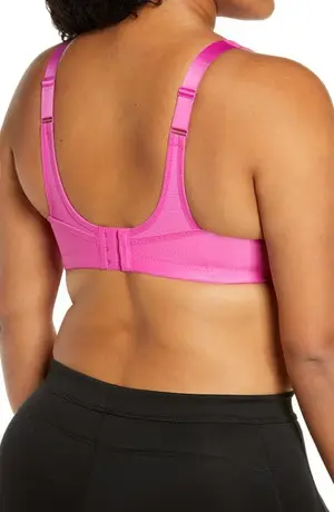 GLAMORISE No-bounce Camisole Sports Bra - Rose Violet