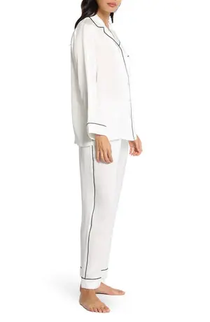 PAPINELLE Silk Pajamas - Ivory