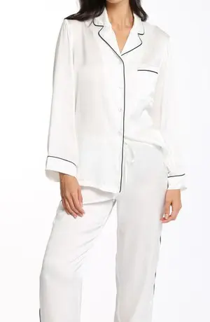 PAPINELLE Silk Pajamas - Ivory