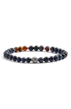 JONAS STUDIO Dakota Hideaway Beaded Stretch Bracelet - Blue
