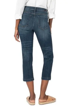 Kut From The Kloth Lauren Crop Straight Leg Jeans