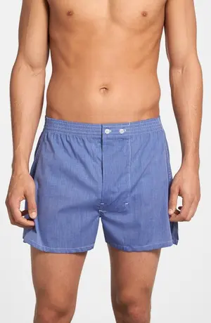 Nordstrom 3-pack Classic Fit Boxers Blue Eoe/ White