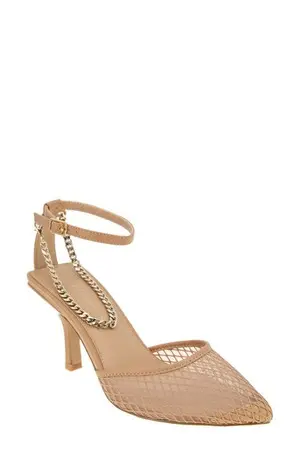 Bcbgmaxazria Mayah Ankle Strap Pump - Tan