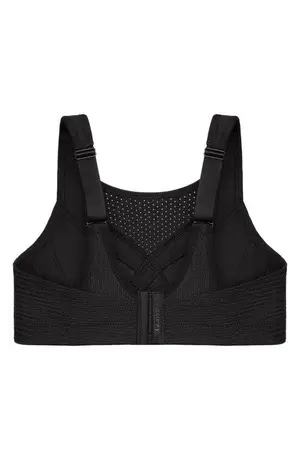 GLAMORISE Custom Control Sports Bra - Solid Black