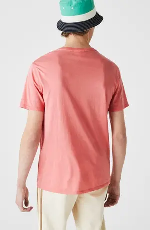 Lacoste Regular Fit V-neck T-shirt Amaryllis