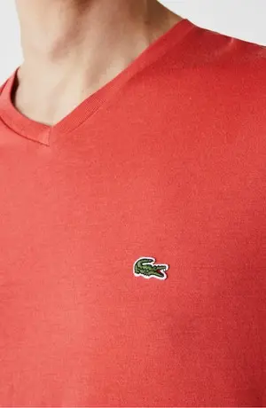 Lacoste Regular Fit V-neck T-shirt Crater