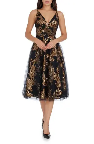 Dress The Population Trimmed Cocktail Dresses