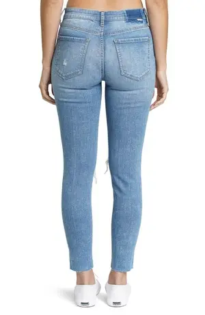 DAZE Money Maker Vintage Ripped High Waist Jeans