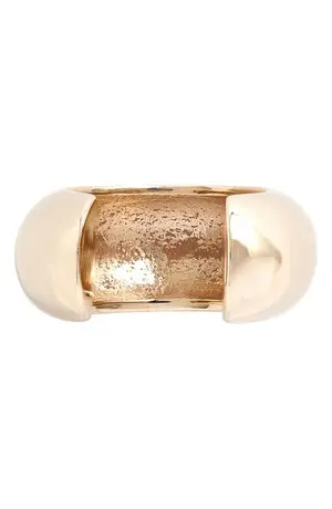 Zoe Chicco Thick Round Ear Cuff - Yellow Gold