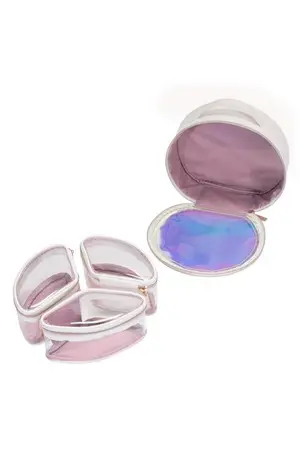 Stephanie Johnson Miami Nights Frost Riley Jewelry & Makeup Bag