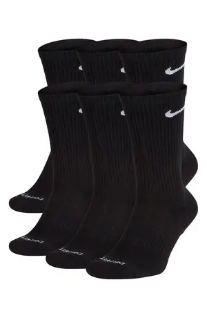 Nike Nike Everyday Plush Cushion Crew Training Socks 010 Black/ White