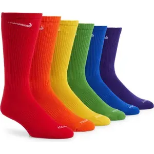Nike Nike Everyday Plush Cushion Crew Training Socks Rainbow Multi