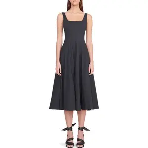 Staud Square Neck Day Dresses