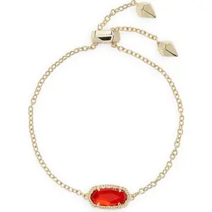 Kendra Scott Kendra Scott Elaina Bracelet Gold Red Illusion