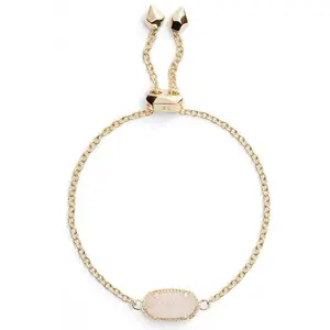 Kendra Scott Elaina Bracelet - Iridescent Drusy/gold