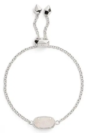 Kendra Scott Kendra Scott Elaina Bracelet Iridescent Drusy/silver
