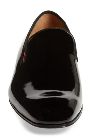 CHRISTIAN LOUBOUTIN Dandelion Venetian Loafer - Black Patent