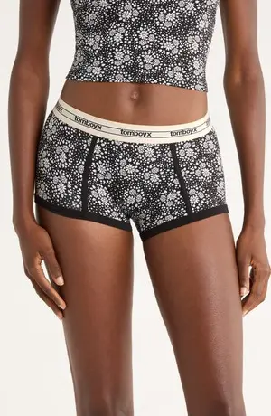 TOMBOYX Stretch Modal Boyshorts Modal Petal Pizzazz