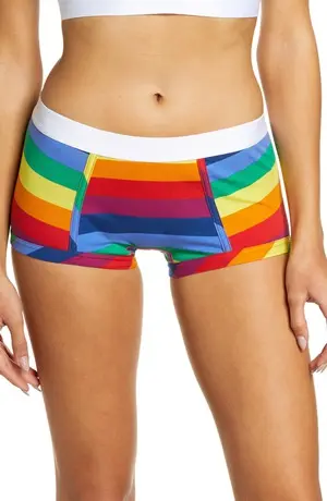 TOMBOYX Stretch Modal Boyshorts Rainbow Pride