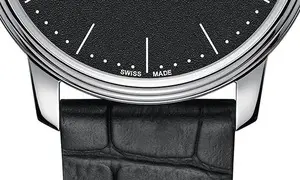 MIDO Baroncelli Heritage Automatic Leather Strap Watch - Black/ Silver