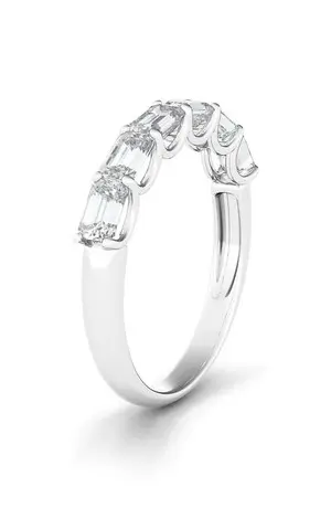 HAUTECARAT 18k Gold Eternity Ring With Lab-created Diamonds - White Gold