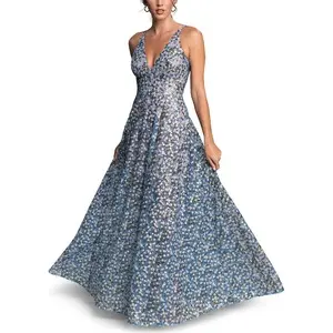 Dress The Population Ariyah Sequin Embroidered Ballgown
