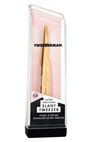 TWEEZERMAN Ultra Precision Slant Tweezer - Gold