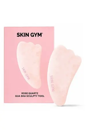 SKIN GYM Rose Quartz Facial Sculpting Tool - Pink