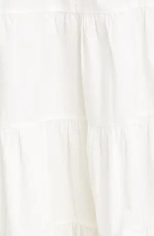 Ulla Johnson Sylvie Tiered Cotton Midi Skirt