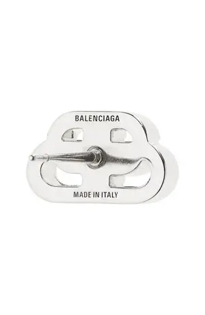 Balenciaga Interlocking Logo Stud Earrings