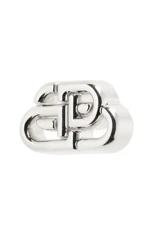 Balenciaga Interlocking Logo Stud Earrings