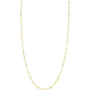 Roberto Coin 18k Gold Paperclip Chain Necklace - Yg
