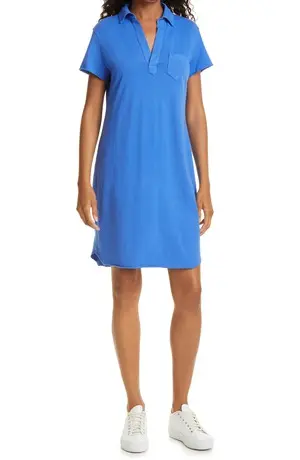Frank & Eileen Frank & Eileen Short Sleeve Polo Dress Periwinkle